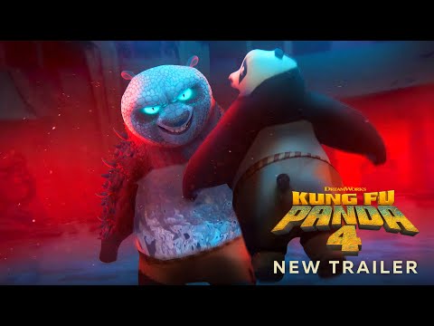 Kung Fu Panda 4 - paper poster opens full screen video in same window.