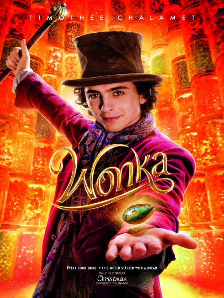 Wonka - paper poster – postercinema